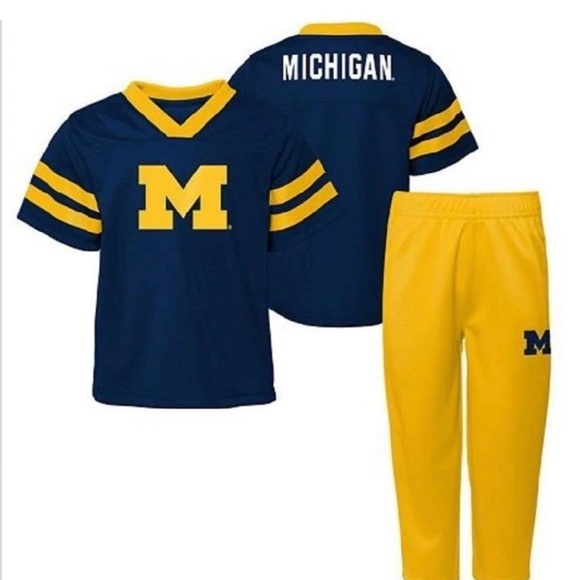 Matching Sets | Michigan Blue And Yellow Kids Jersey Set | Poshmark